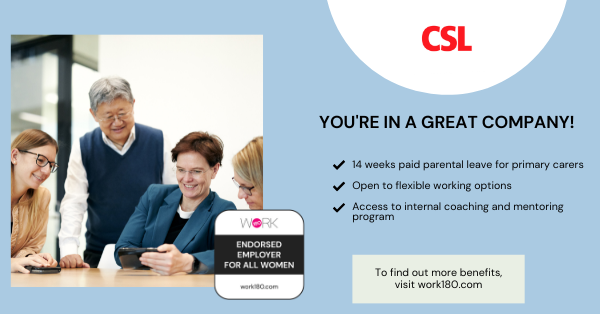 QMS Process Optimisation Lead at CSL | WORK180