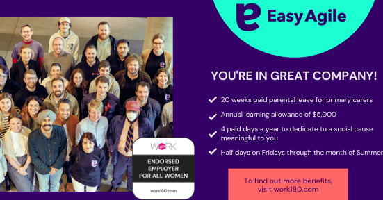 Easy Agile | WORK180 Endorsed Employer