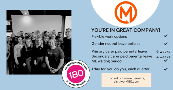 People & Culture Business Partner at Ordermentum | WORK180