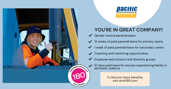 Trainee Locomotive Driver at Pacific National | WORK180