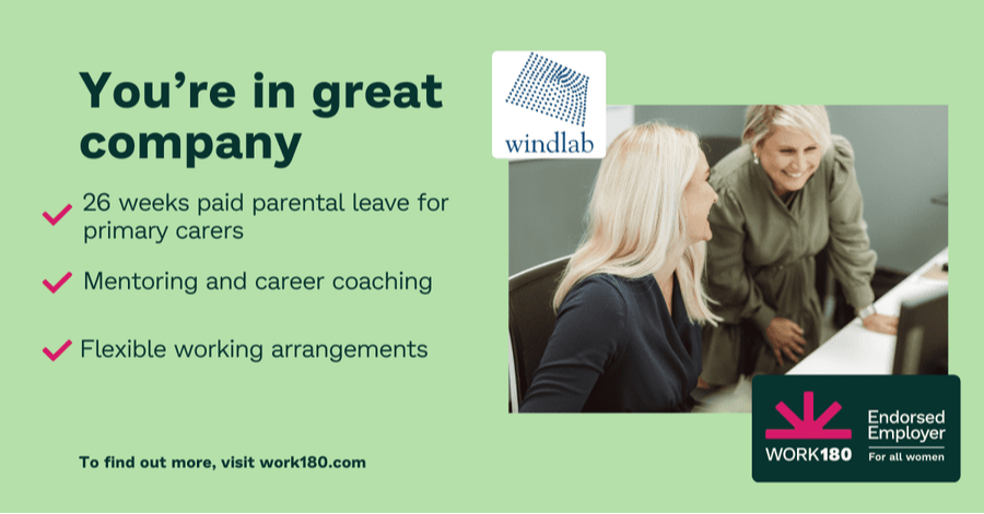Windlab Pty Limited | WORK180 Endorsed Employer